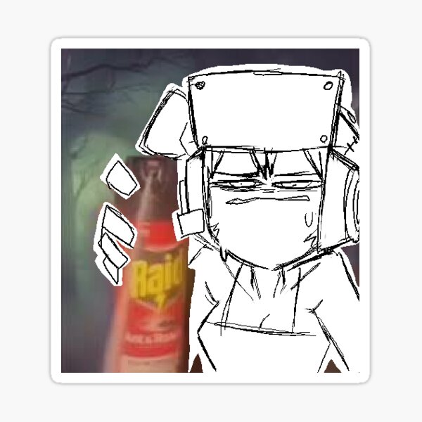 "Raid" Sticker for Sale by SketchyNonsense | Redbubble