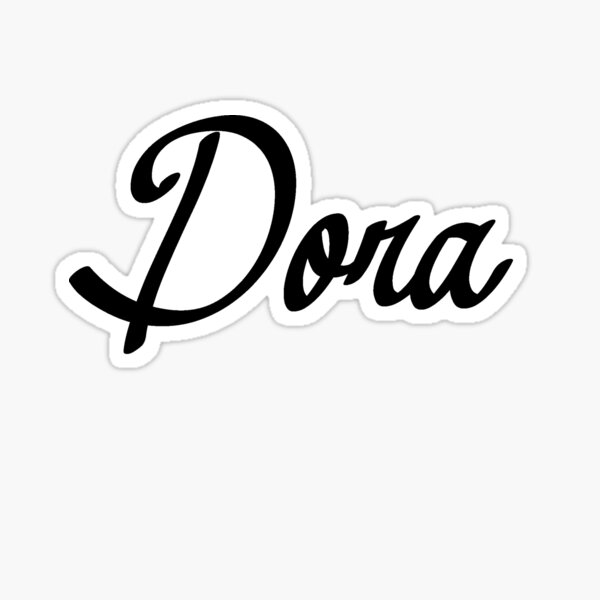 Dora Name Stickers | Redbubble