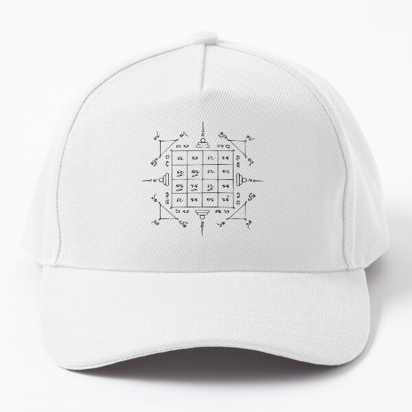 "Thai Talisman #4 “Yant of 16 gods”(ยันต์พระเจ้า16พระองค์)" Cap for ...