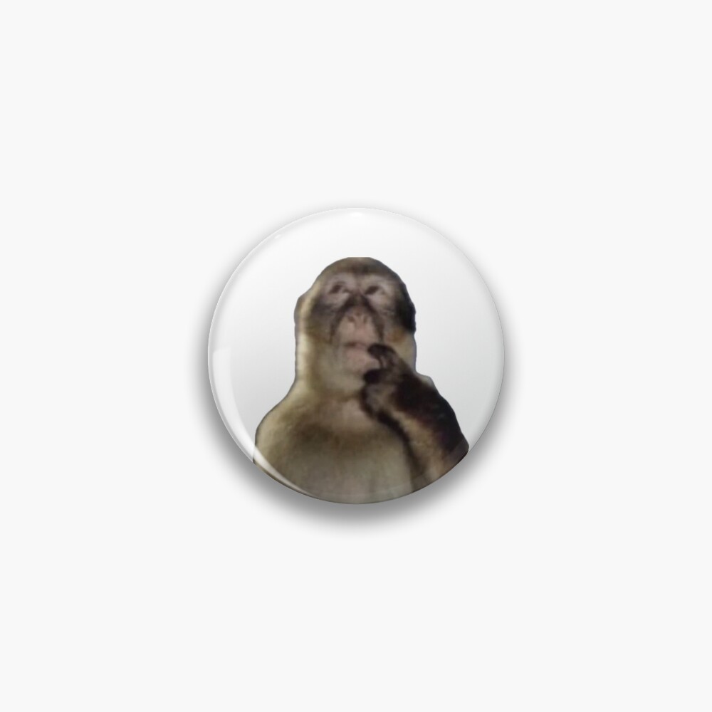 "thinking monkey" Sticker for Sale by desirepaths | Redbubble