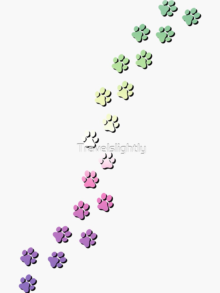 "Pawsitivily Adorable Genderfae Pride Flag Paw Prints, Genderdoe Pride ...