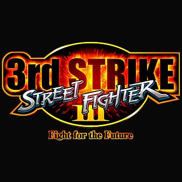 "Street Fighter Iii 3Rd Strike - Fight For The Future Logo" Sticker for ...