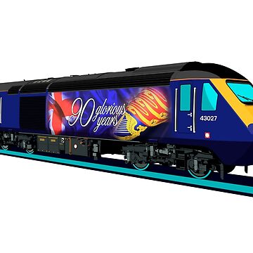 "Class 43 HST Power Car 43027 '90 Glorious Years' | First Great Western ...