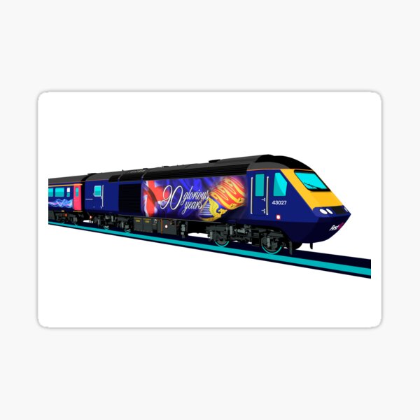 "Class 43 HST Power Car 43027 '90 Glorious Years' | First Great Western ...