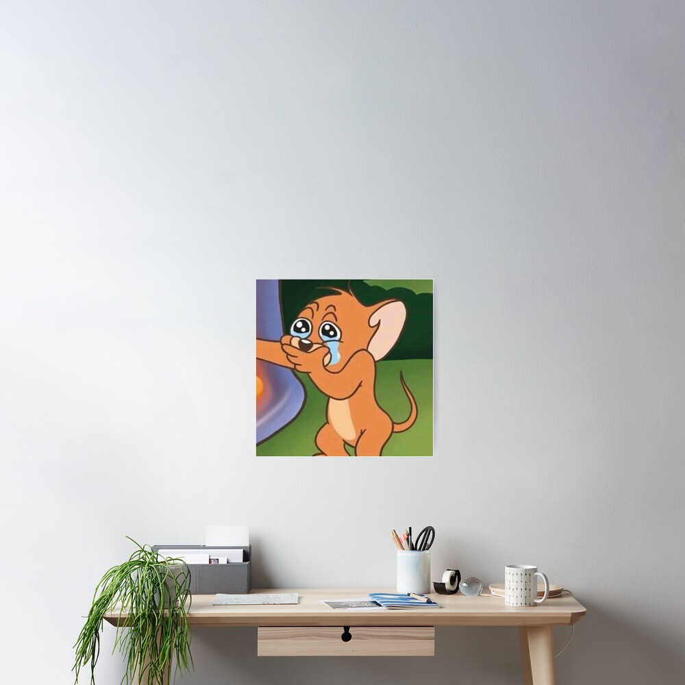 "jerry meme" Sticker by sofiaguida | Redbubble