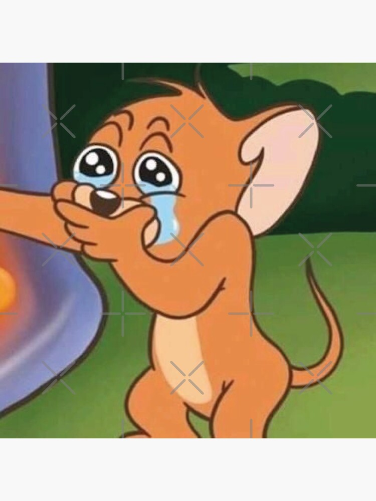 "jerry meme" Sticker by sofiaguida | Redbubble