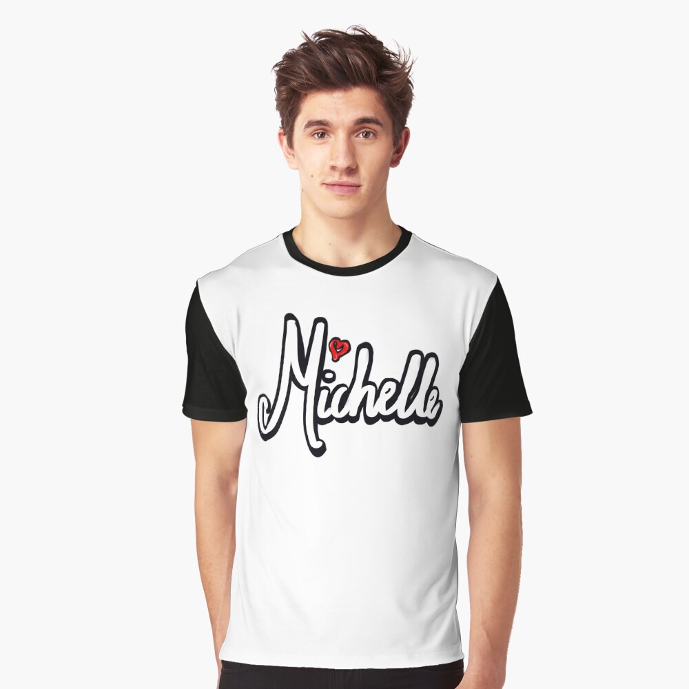 "Michelle popular girls first name in white. Personalized personalised ...