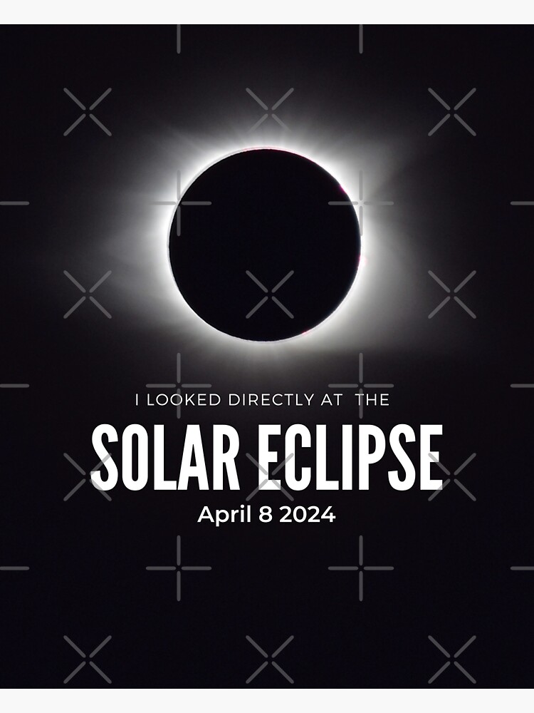 "Solar Eclipse April 8 2024" Sticker for Sale by LBCShop | Redbubble