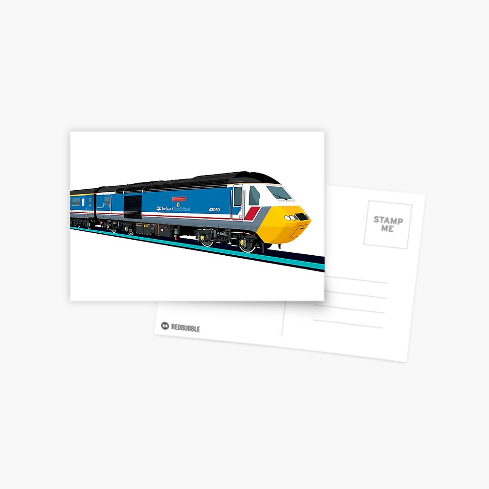 "Class 43 HST Power Car 43050 | Network SouthEast Livery" Sticker for ...