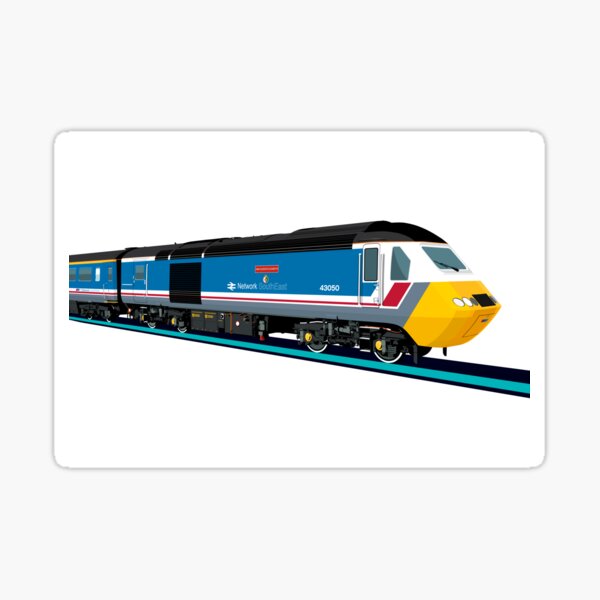 "Class 43 HST Power Car 43050 | Network SouthEast Livery" Sticker for ...