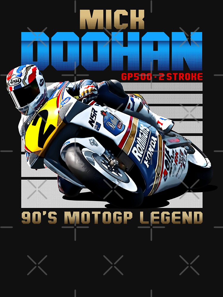 "Mick Doohan 90's Motogp Legend retro" Essential T-Shirt for Sale by ...