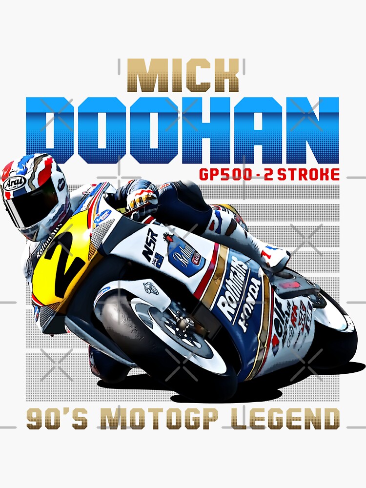 Sticker for Sale mit "Mick Doohan 90er Motogp Legend Retro" von ...