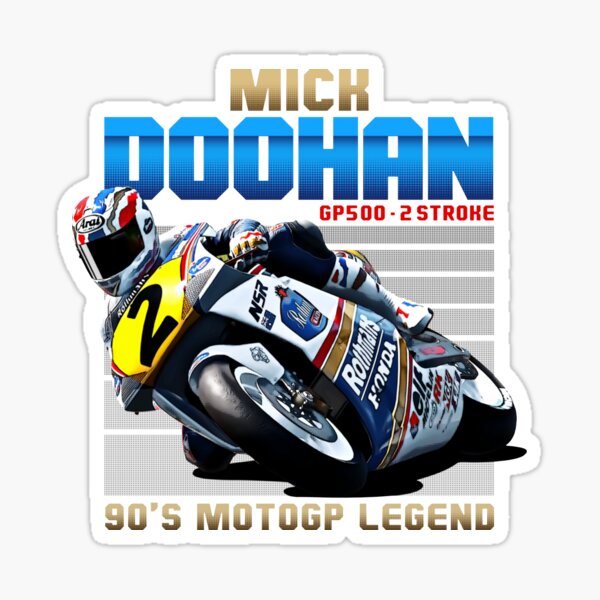 Sticker for Sale mit "Mick Doohan 90er Motogp Legend Retro" von ...
