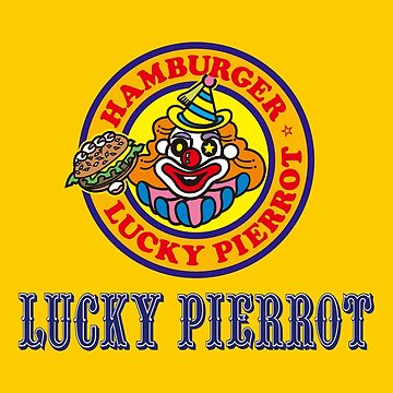 "Lucky Pierrot (ラッキーピエロ) Logo" Sticker for Sale by RubenCRM | Redbubble