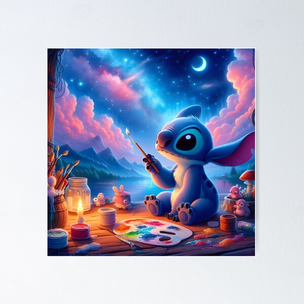 "Stitch dream painting" Poster for Sale by cloud lee | Redbubble