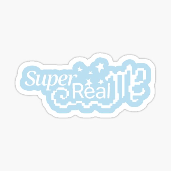 "ILLIT Super Real Me Logo" Sticker by TokkisStore | Redbubble