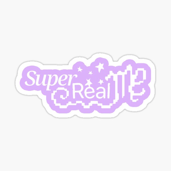 "Copia de ILLIT Super Real Me Logo" Sticker by TokkisStore | Redbubble