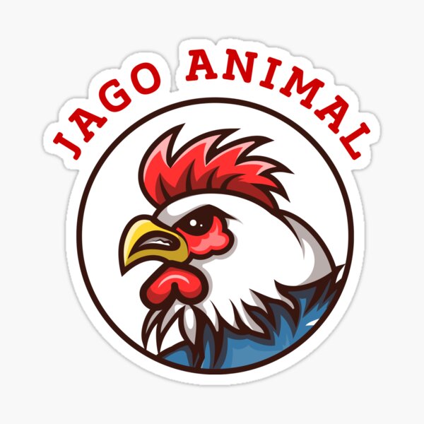 "ayam jago 3" Sticker for Sale by susantides86 | Redbubble