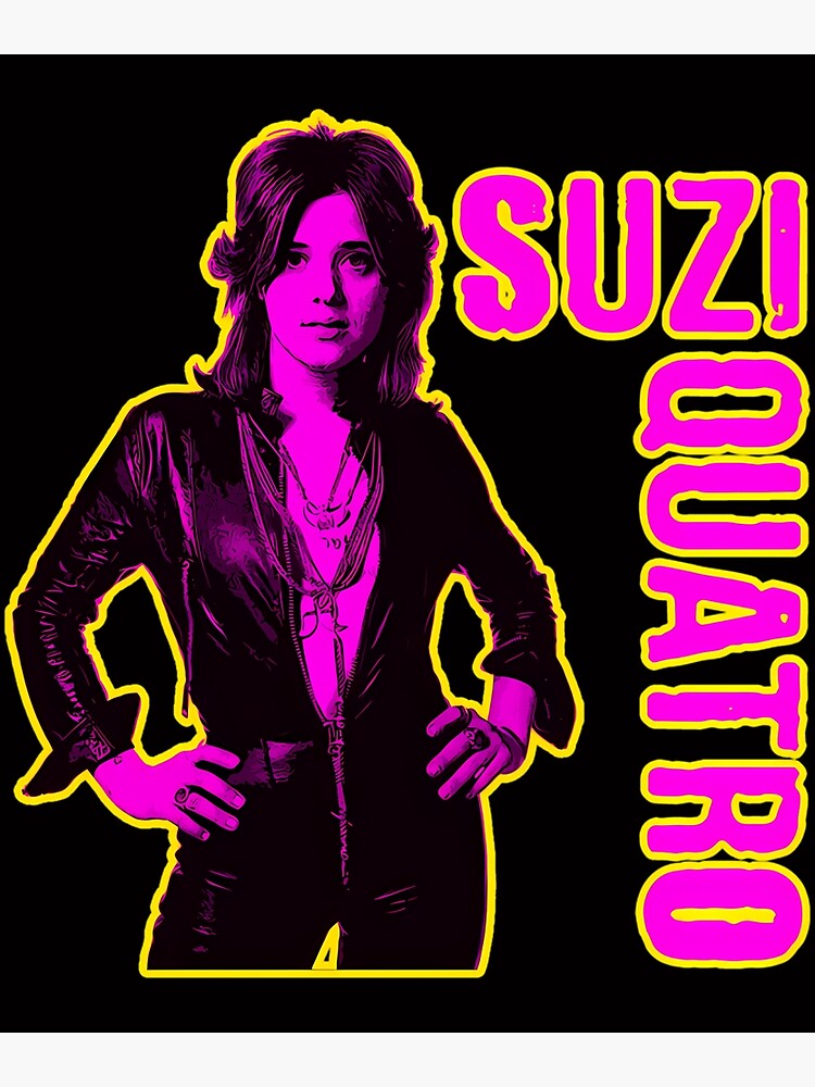 "Suzi Quatro 70S Rock" Poster for Sale by Boydowe | Redbubble