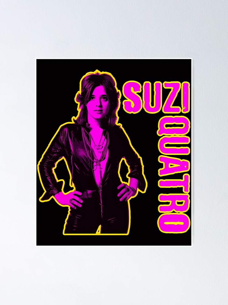 "Suzi Quatro 70S Rock" Poster for Sale by Boydowe | Redbubble