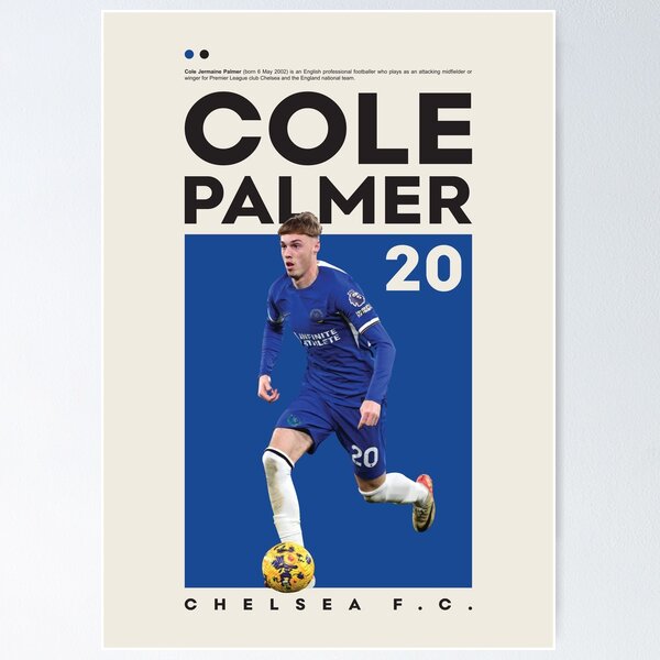 "Cole Palmer" Poster for Sale by LazErdi | Redbubble