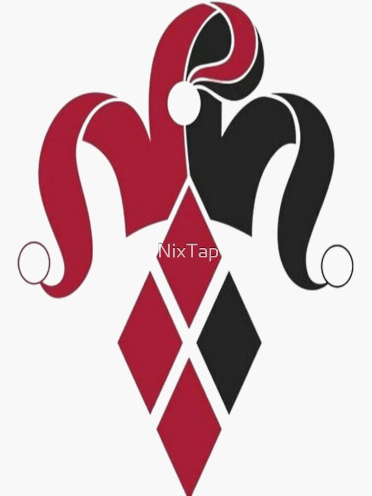 "Joker Logo" Sticker for Sale by NixTap | Redbubble