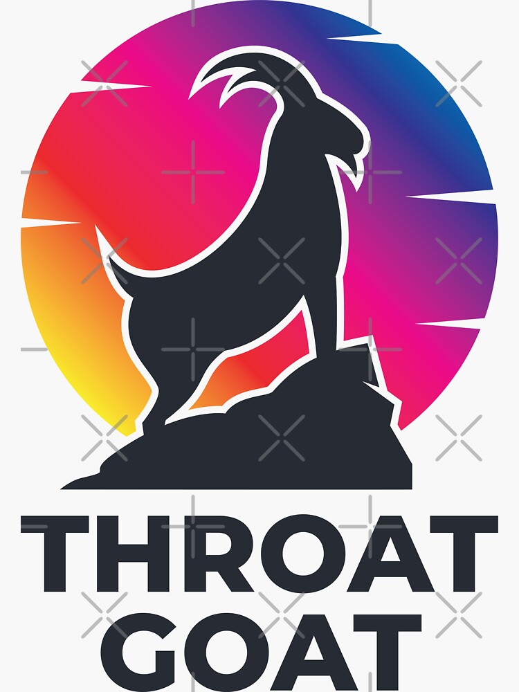 "Throat Goat" Sticker for Sale by lazarusheart | Redbubble