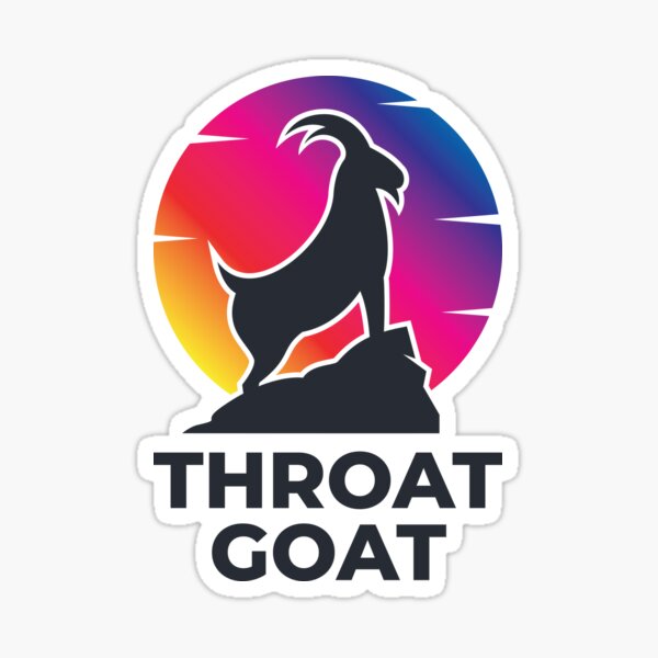 "Throat Goat" Sticker for Sale by lazarusheart | Redbubble