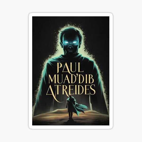 "Paul muad'dib atreides DUNE 2024" Sticker for Sale by luc1 | Redbubble