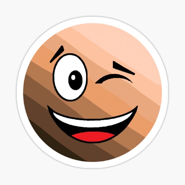 "Winky face emoji - multiracial, brown, tan, black, white" Sticker for ...