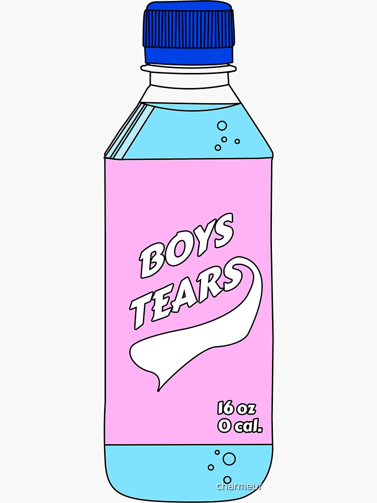 "BOYS TEARS" Sticker for Sale by charmeur | Redbubble