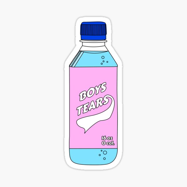 "BOYS TEARS" Sticker for Sale by charmeur | Redbubble
