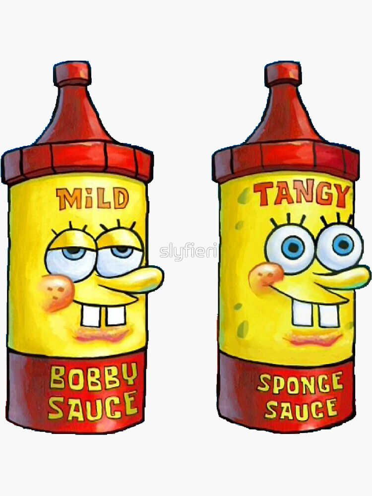 "Sponge Sauce Set" Sticker by slyfieri | Redbubble