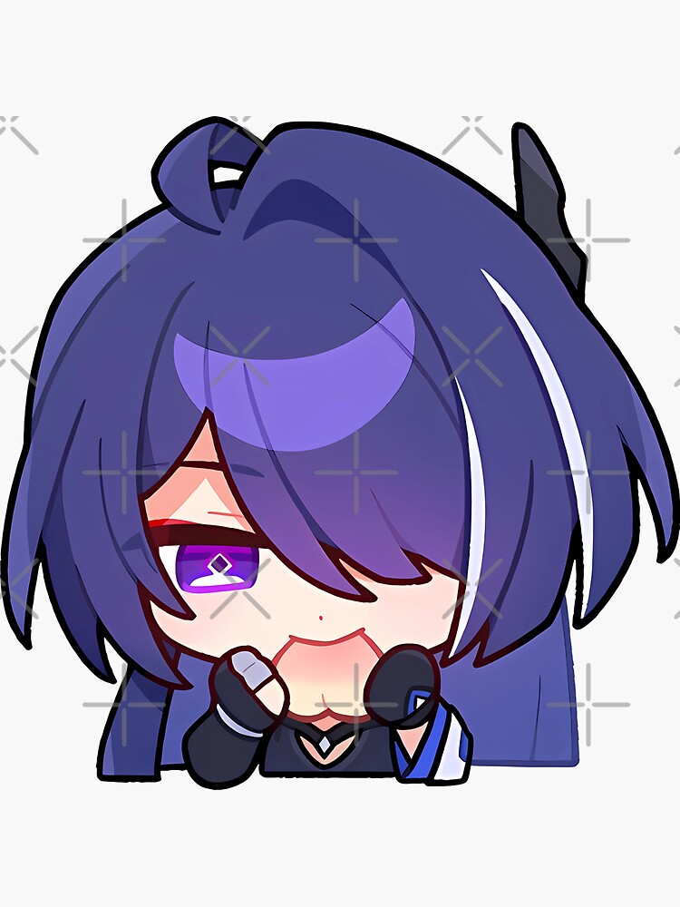 "Acheron | Honkai: Star Rail" Sticker for Sale by Verthalies | Redbubble