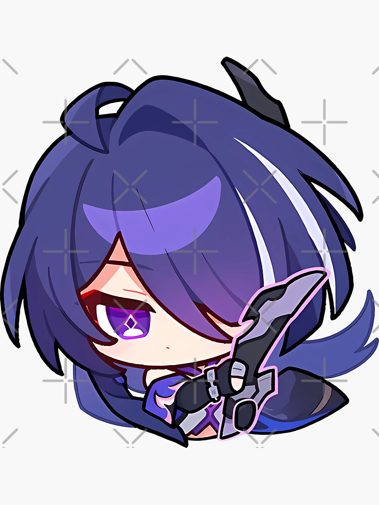 "Acheron | Honkai: Star Rail" Sticker for Sale by Verthalies | Redbubble