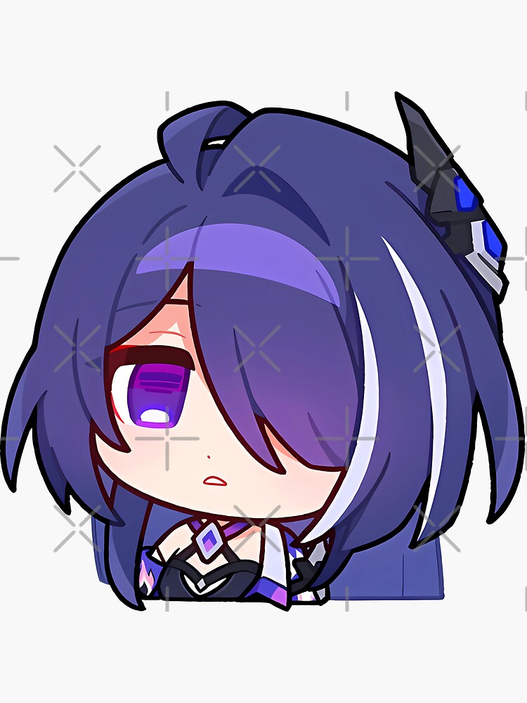 "Acheron | Honkai: Star Rail" Sticker for Sale by Verthalies | Redbubble