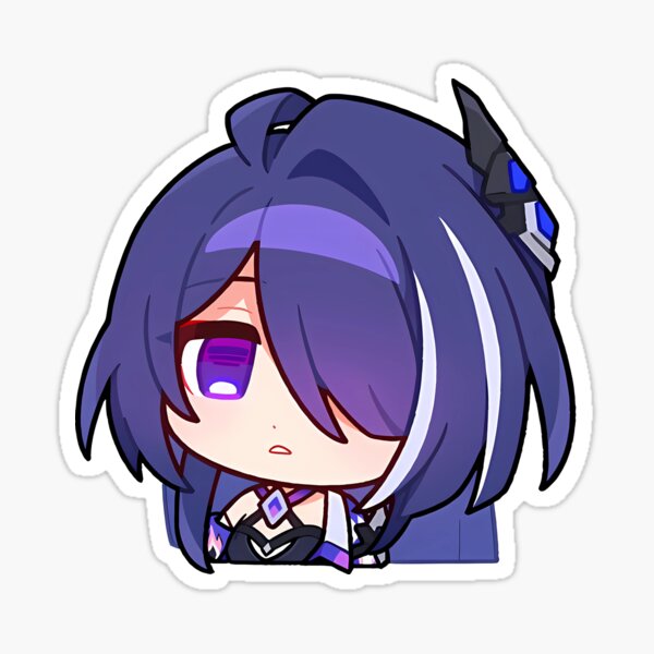 "Acheron | Honkai: Star Rail" Sticker for Sale by Verthalies | Redbubble