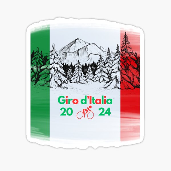 "Giro d'Italia 2024" Sticker for Sale by Bouzaidi | Redbubble
