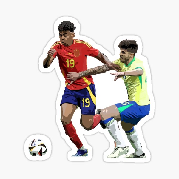 "Lamine Yamal" Sticker by raffrasta | Redbubble