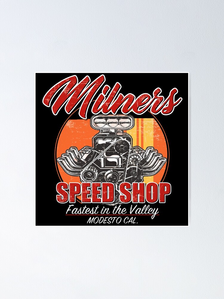 "Milner American Graffiti" Poster for Sale by AGED Limited | Redbubble