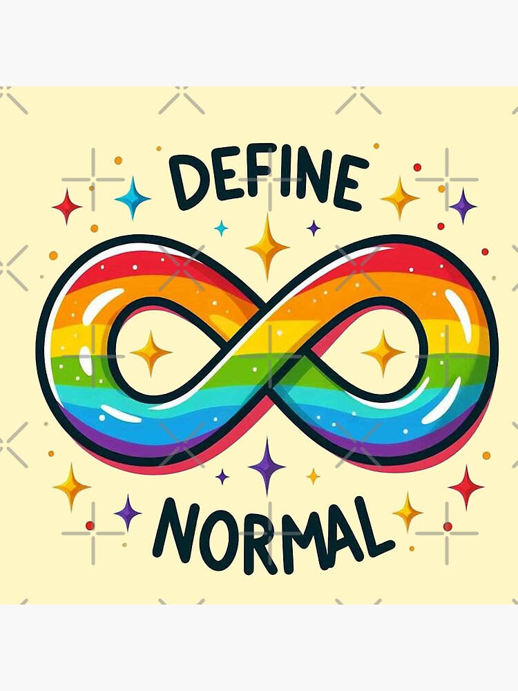 "Define Normal" Poster for Sale by Vkinsify | Redbubble