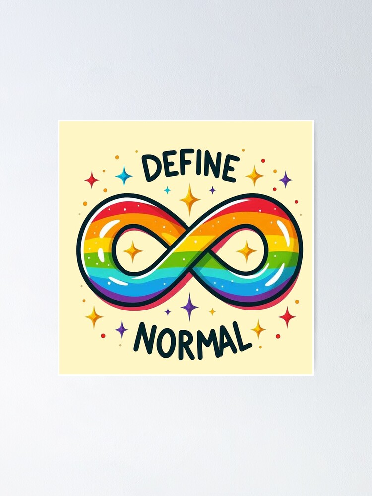 "Define Normal" Poster for Sale by Vkinsify | Redbubble