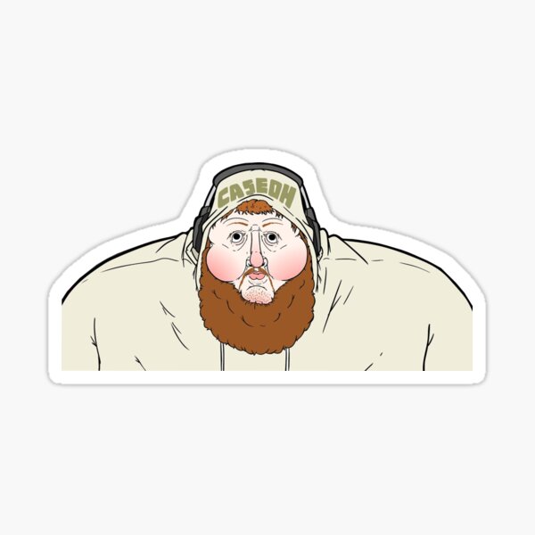 "CASEOH CARTOON MEME [LIMITED TIME ONLY]" Sticker for Sale by Courage’s ...