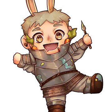 "Laios Delicious in Dungeon Dungeon Meshi Chibi Easter Sticker" Sticker ...