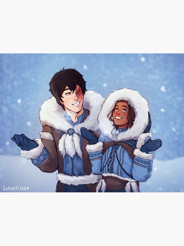 "Zutara in the SWT" Sticker for Sale by lotustiled | Redbubble