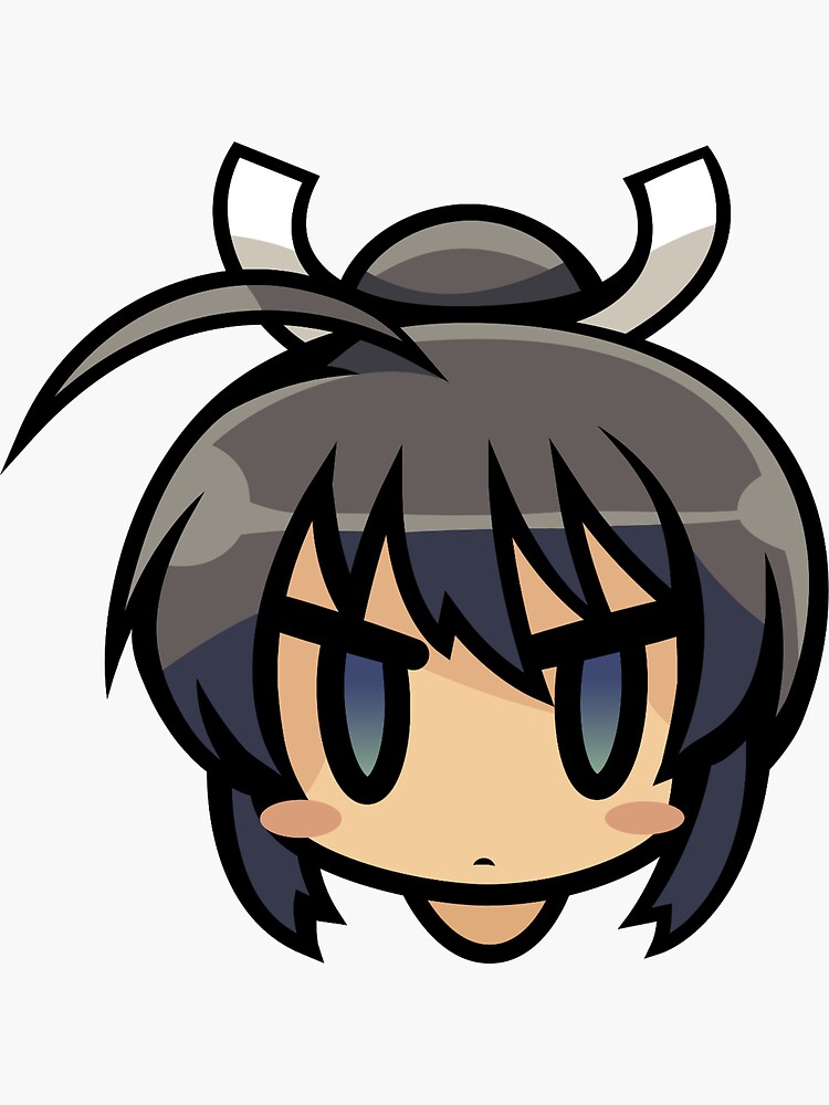"Homura Chibi" Sticker for Sale by F3NR15ULFR | Redbubble