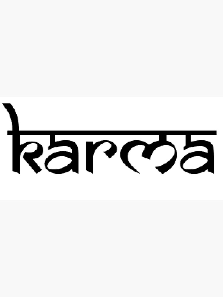 "Karma" Sticker for Sale by Martstore | Redbubble