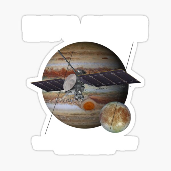 "Europa Clipper Space Exploration Launch 2024" Sticker for Sale by ...