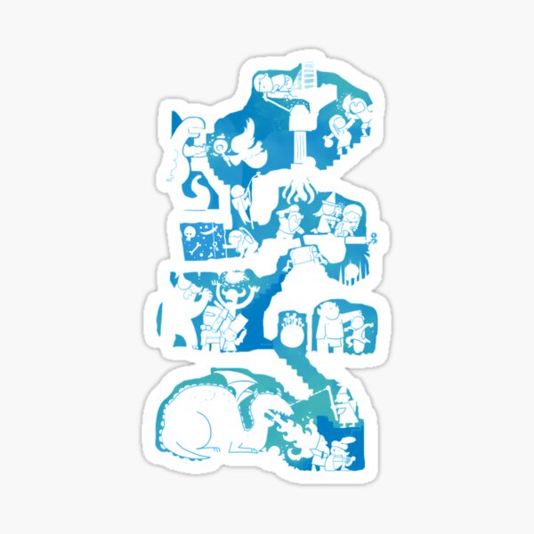 "Dungeon Crawlers" Sticker for Sale by Jefalrick | Redbubble