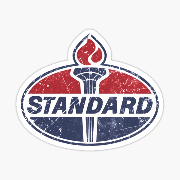 "Standard Oil Company Vintage Logo" Sticker for Sale by RICNAVA | Redbubble
